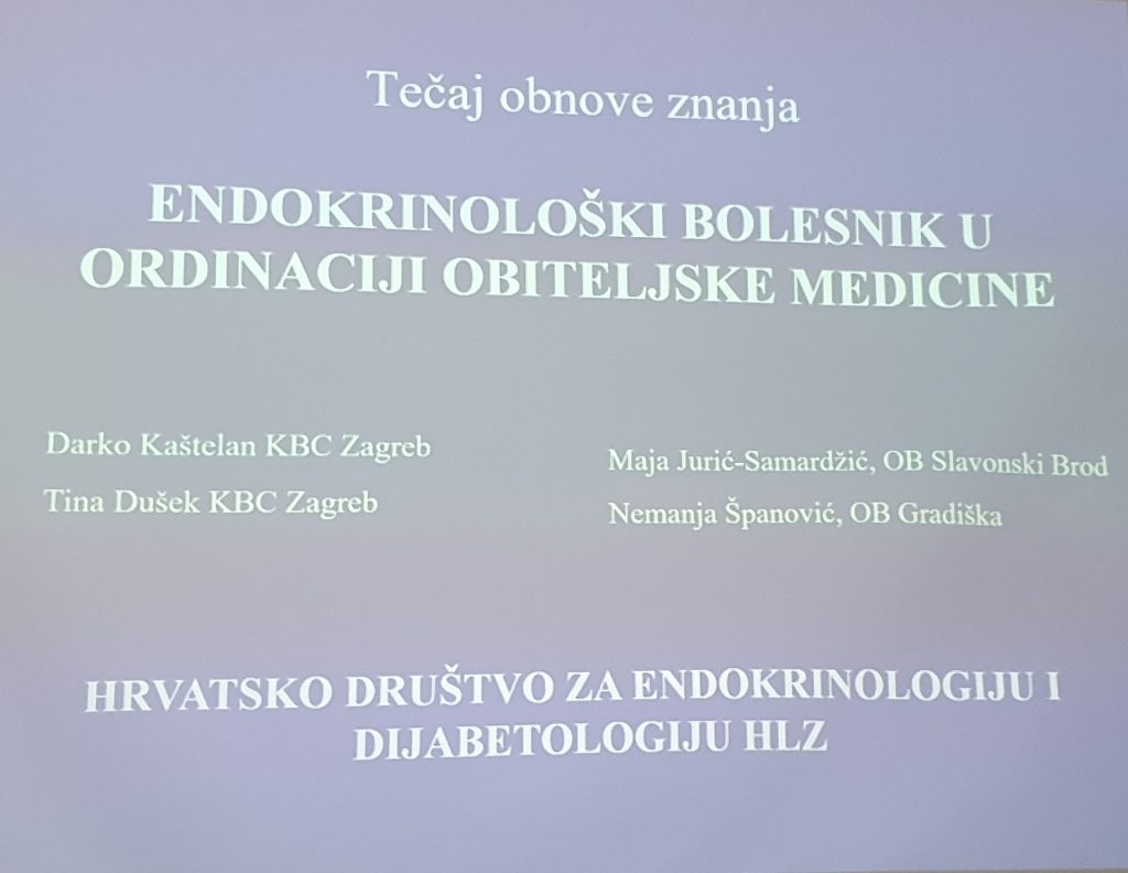 Endokrinološki i dijabetološki pacijent u ordinaciji obiteljske ...